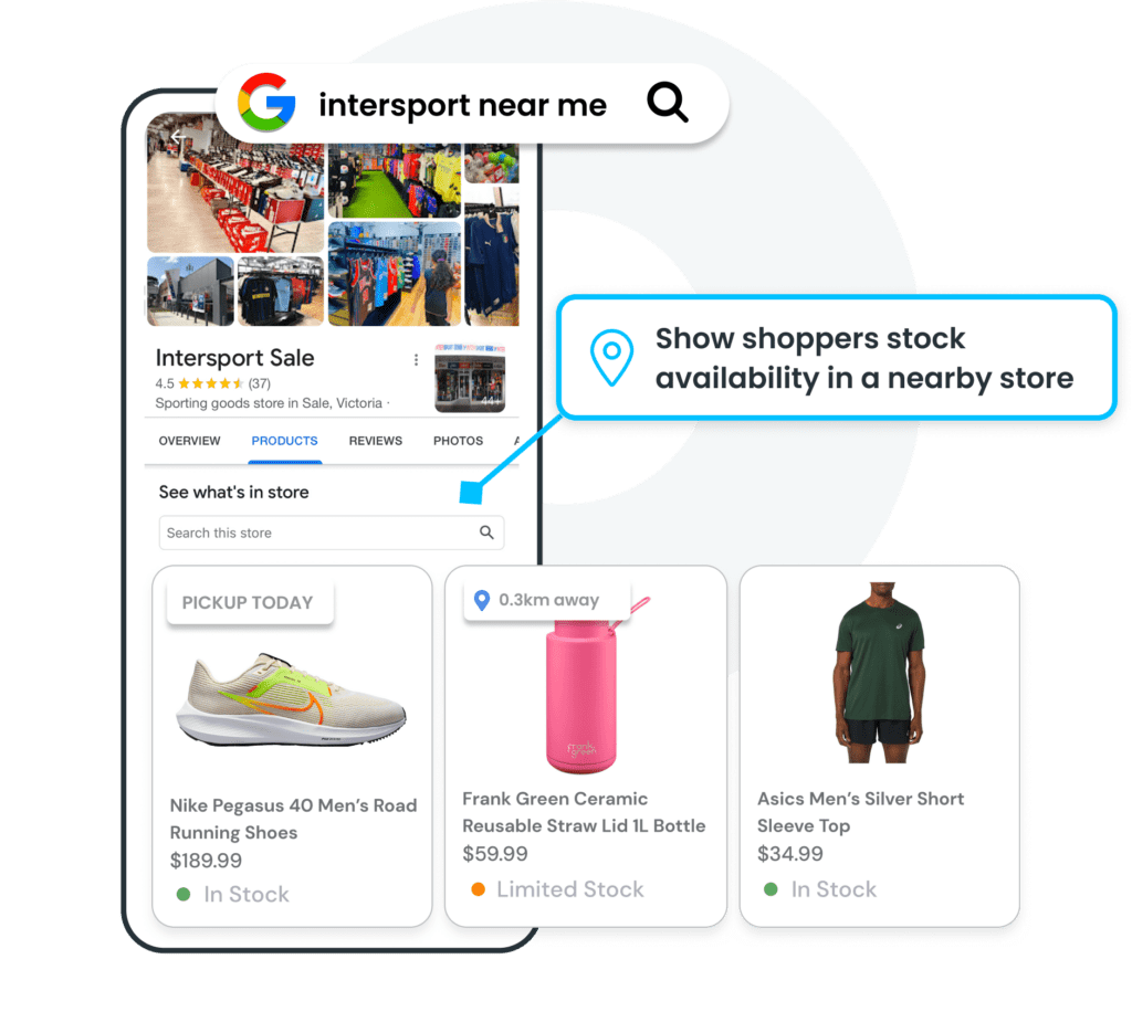 Local Inventory Listings (LIL) - stockinstore